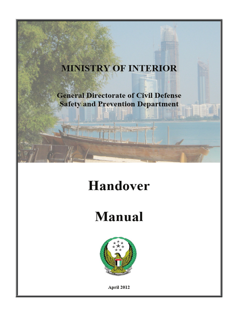 04-2012 Handover Manual | PDF | Fire Sprinkler System | Mean