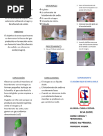 Trifolio de Experimento El Pez Globo | PDF