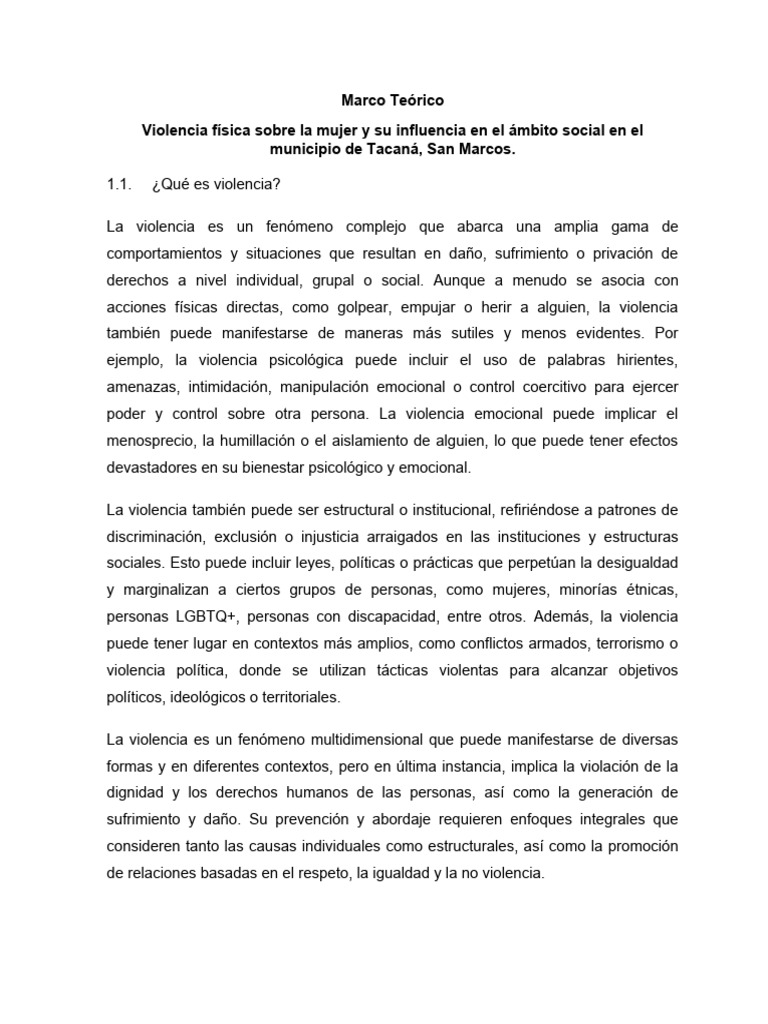 Violencia Contra Los Niños Pdf La Violencia Contra Las Mujeres