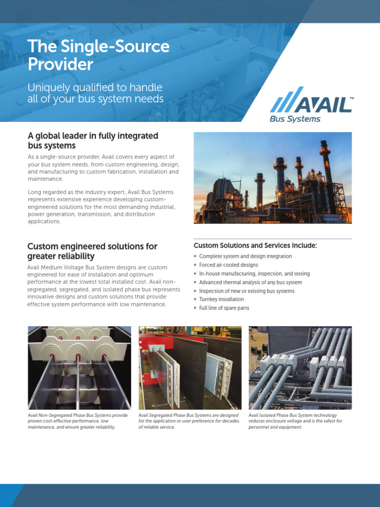 Avail Bus Systems General Data Sheet | PDF | Reliability Engineering ...