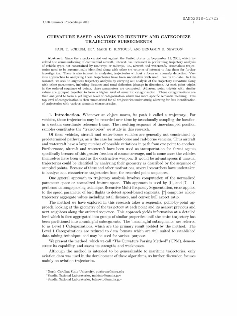 CURVATURE BASED ANALYSIS TO IDENTIFY AND CATEGORIZE | PDF | Curvature | Curve