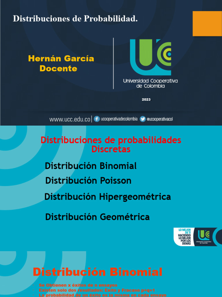 Distribucione Binomial y Poisson | PDF | Teoría de la medida | Estadísticas