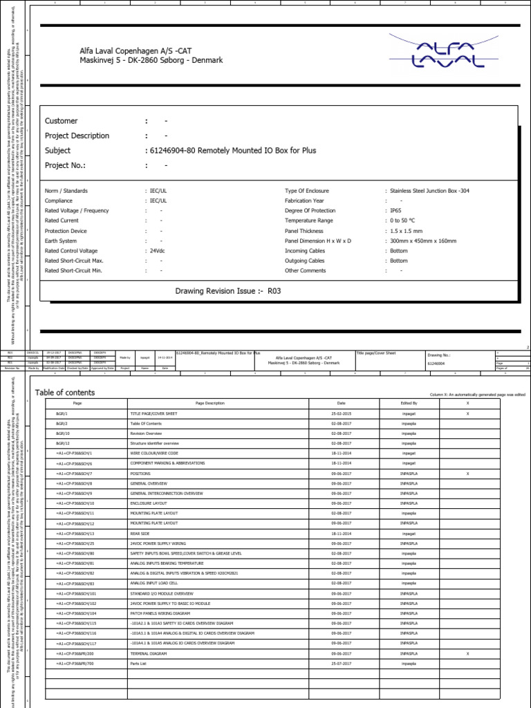 61246904-80 - Plus Remotely Mounted IO Box - R03 | PDF | Power Supply ...