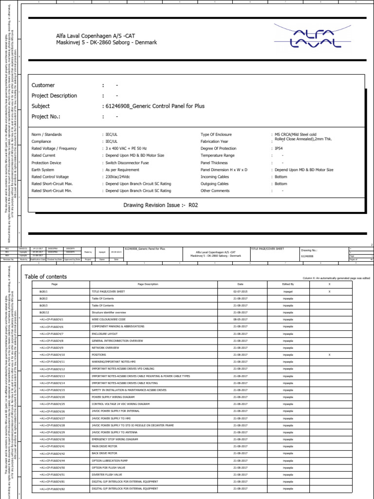 Generic Control Panel For Plus - R02 | PDF | Power Supply | Fuse ...