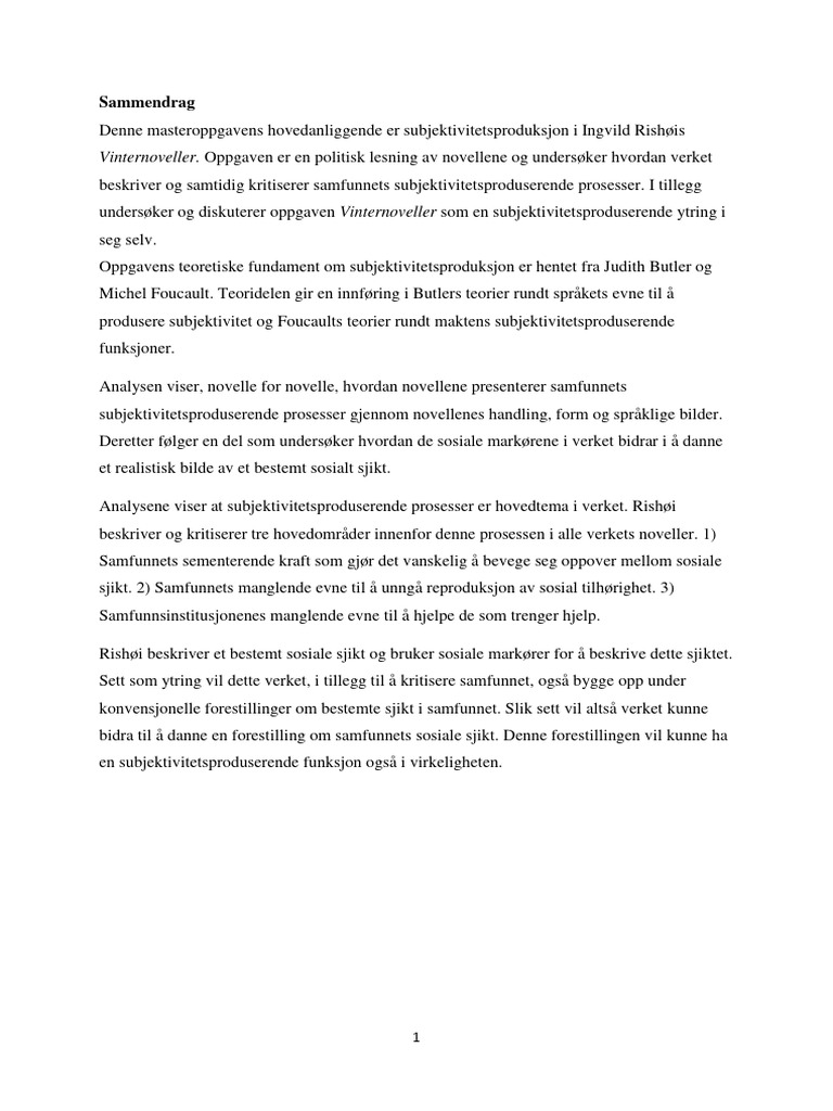 Marte Soldal, Masteroppgave | PDF