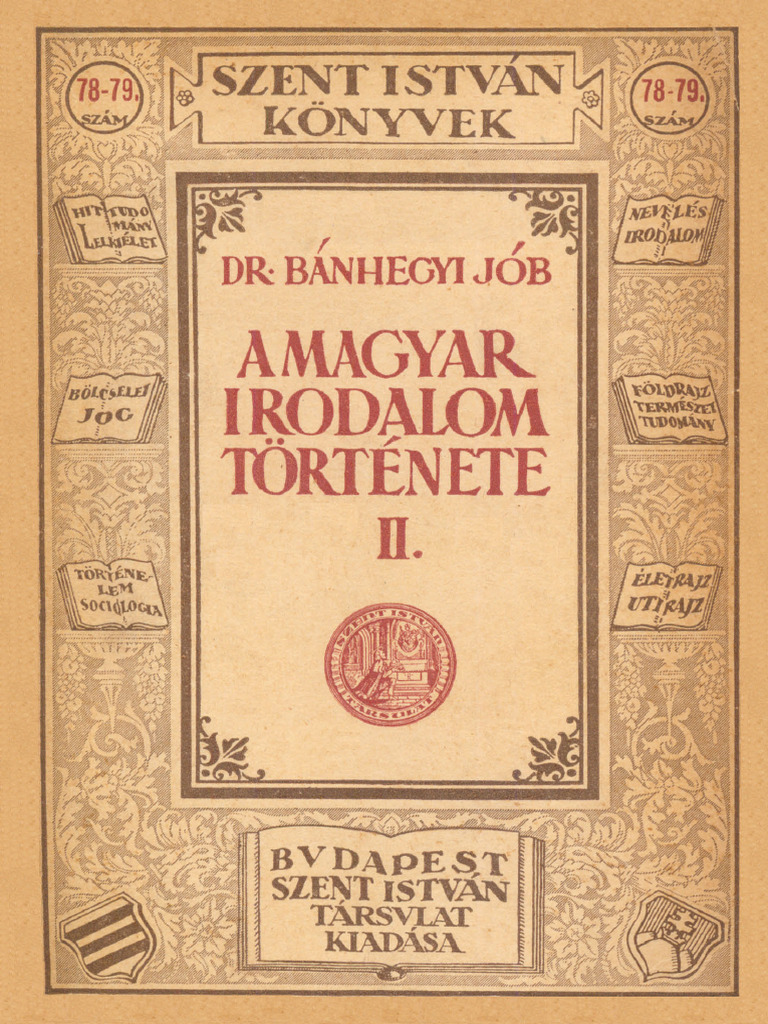 Banhegyi Job A Magyar Irodalom Tortenete II Facsimile | PDF
