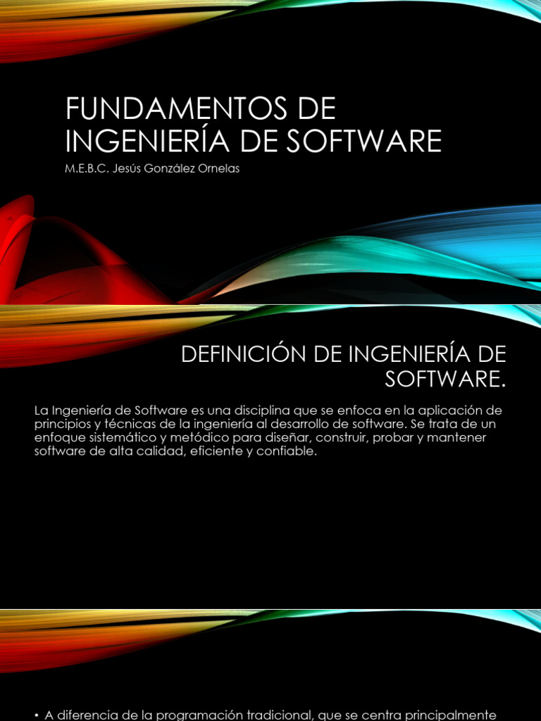 1 - Fundamentos de Ingeniería de Software | PDF | Software | Ingeniería de software