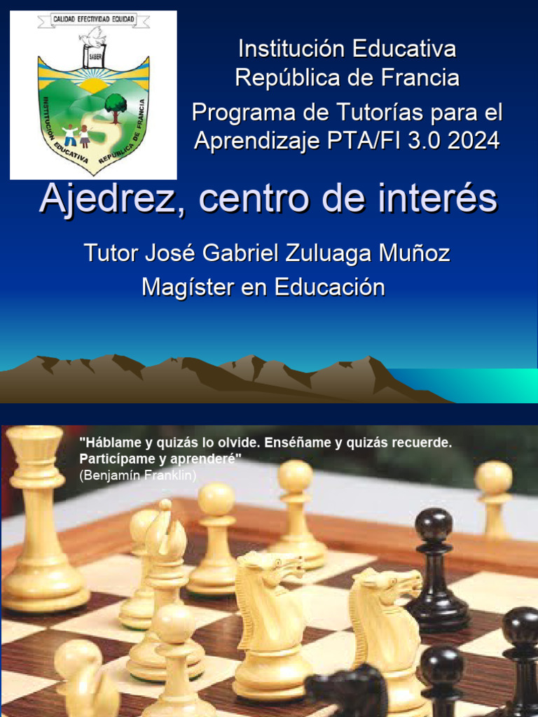 Ajedrez, Centro de Interés | Descargar gratis PDF | Ajedrez | Matemáticas
