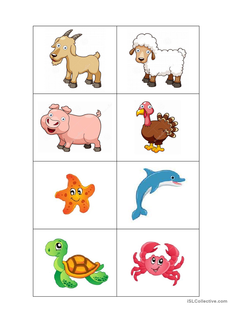 Animals Memory Game | PDF