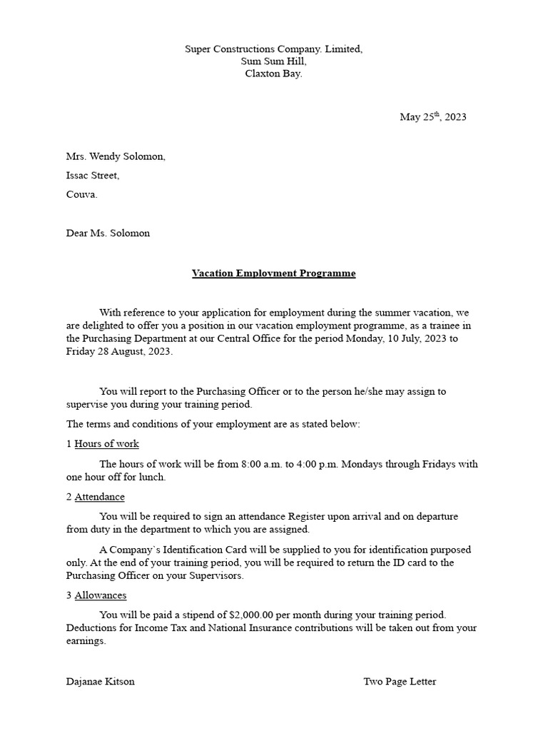 Two Page Letter | Download Free PDF | Economies | Public Finance