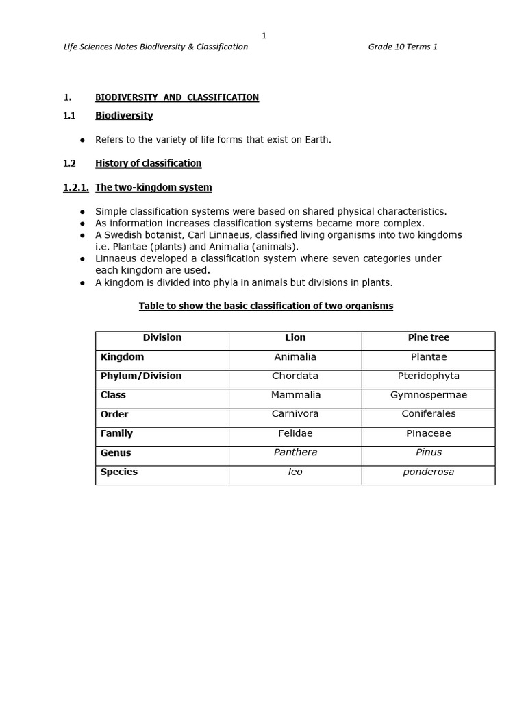 classification | PDF | Sexual Reproduction | Eukaryotes