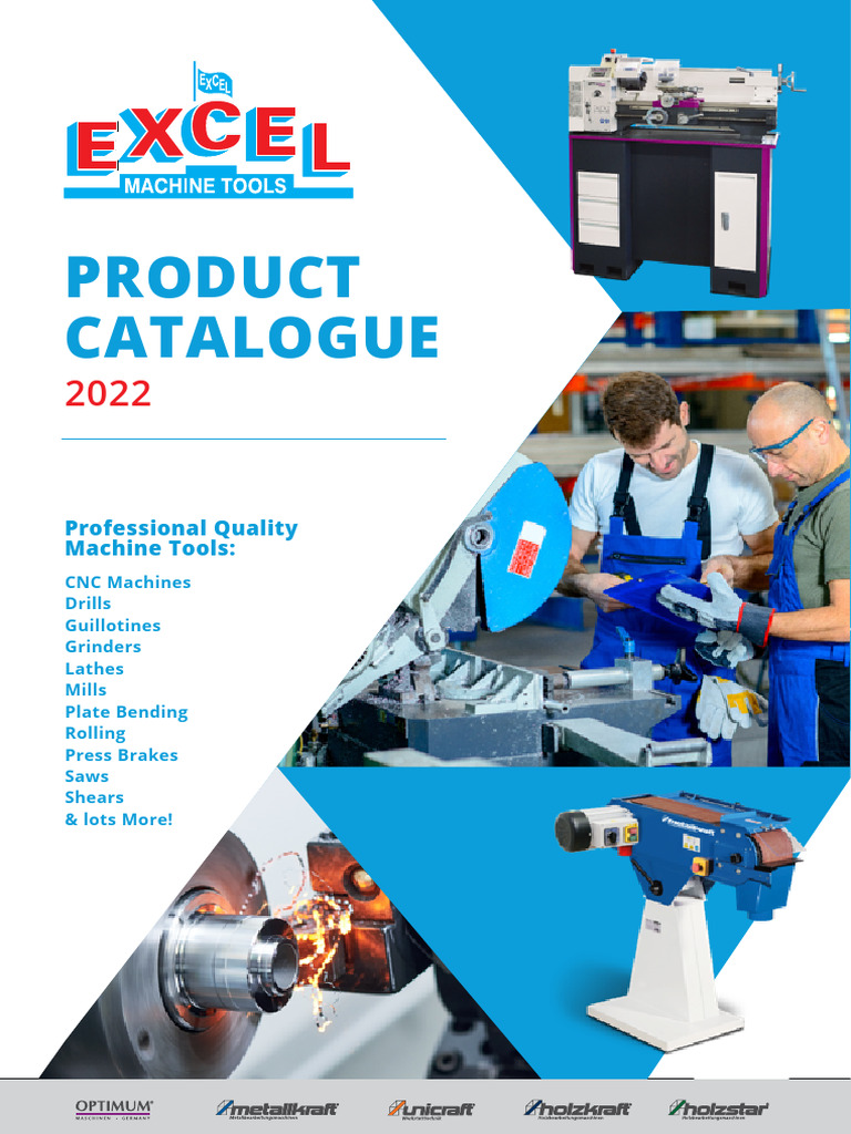 Excel Machine Tools Product Catalogue 2022 | PDF | Drill | Numerical ...