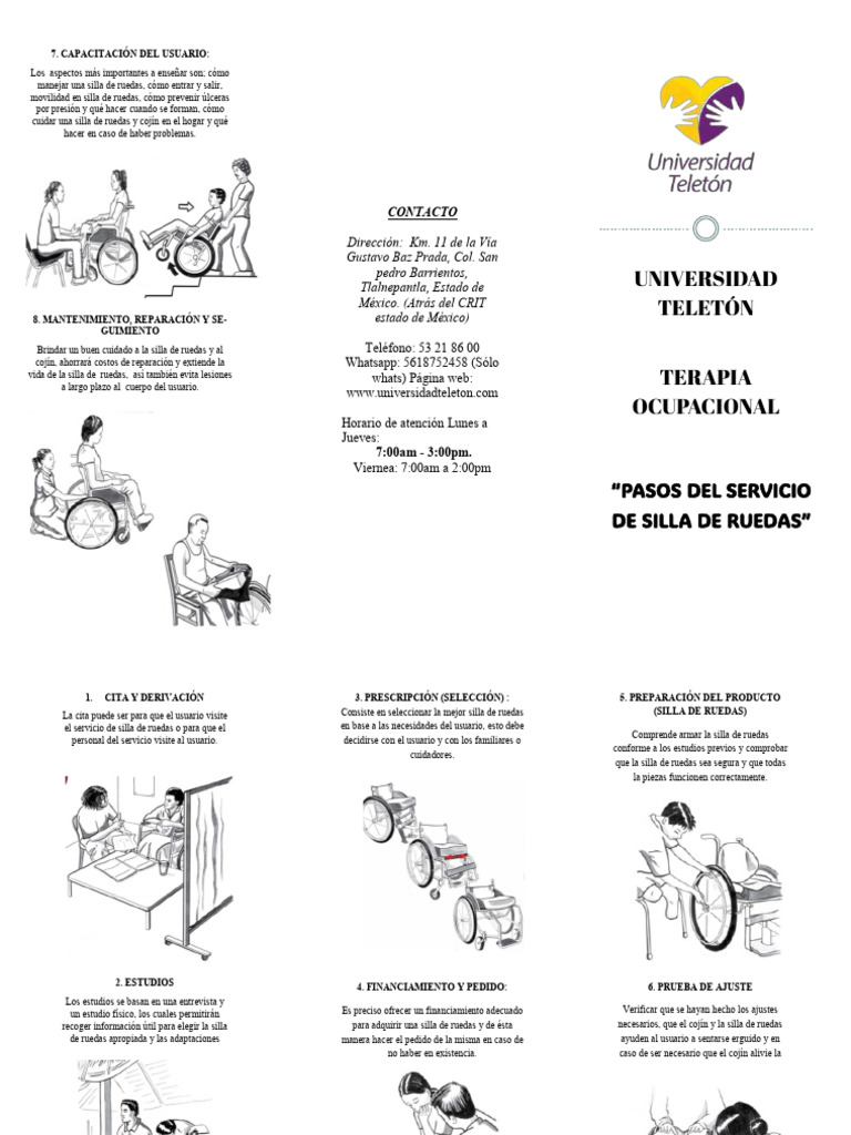 Pasos Del Servicio de Silla de Ruedas | PDF