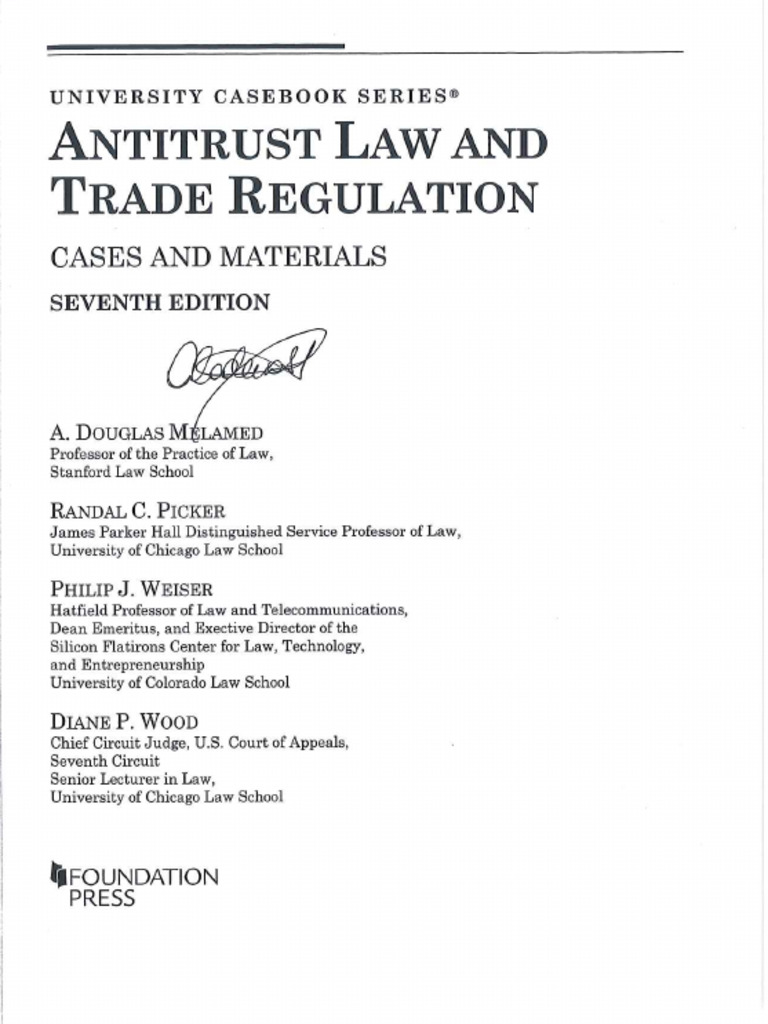 Douglas Melamed A. - Chapter 2 Market Power and Meaning of Competition ...