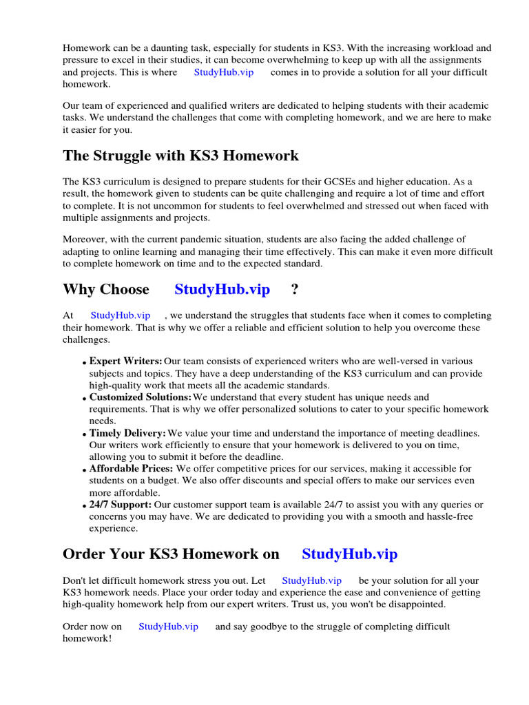 Ks3 Homework Booklet 2012 Te | PDF | Facebook | Homework