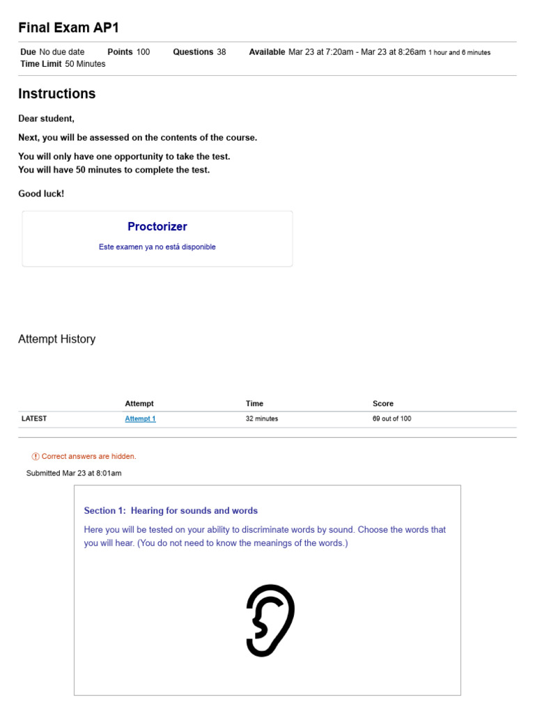 AP1 Final Exam Overview and Details | PDF | Consonant | Linguistics