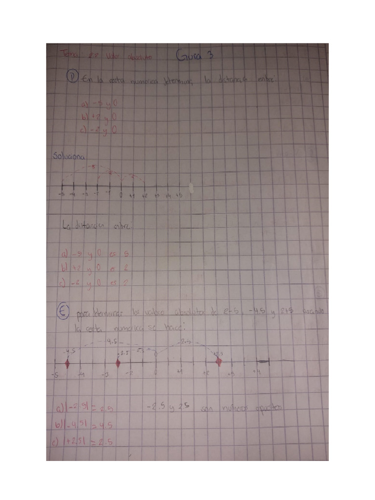 7mo - A - Matematica Guia 3 | PDF