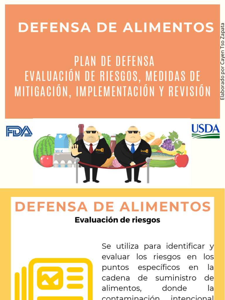 5 Recurso Didáctico N°5 Plan de Defensa de Alimentos | PDF | Alimentos ...