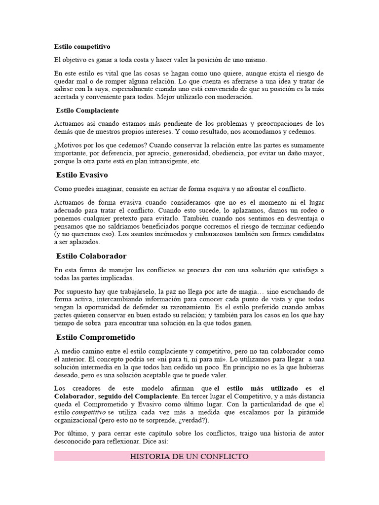 Estilo Competitivo | PDF | Arbitraje