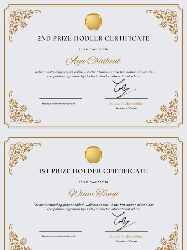 Web Development Competition Awards 2024 | PDF