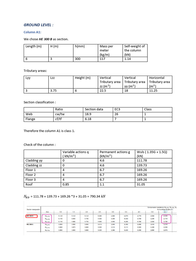Steel Calculs | Download Free PDF | Buckling | Beam (Structure)