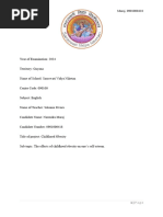 Csec English Sba Reflection 1 Notes and Samples | PDF