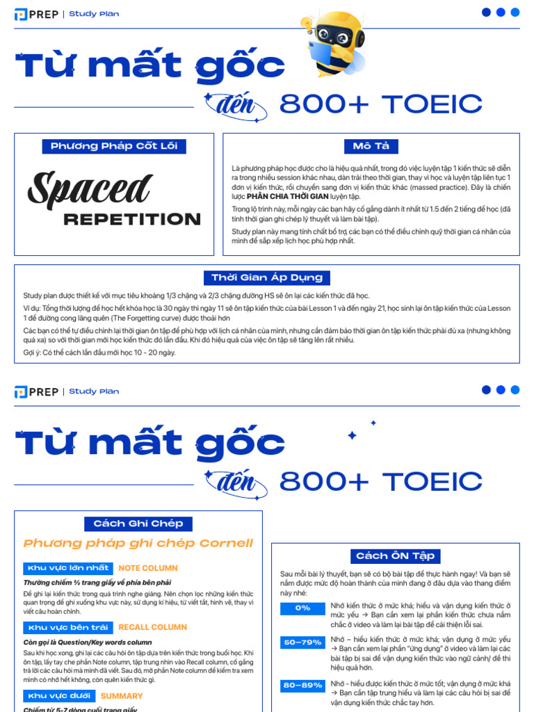 StudyPlan TOEIC 0-800 | PDF