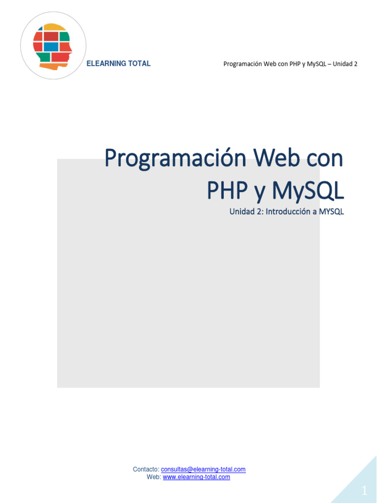 Unidad 2 Introduccion MySQL | Descargar gratis PDF | SQL | Tipo de datos