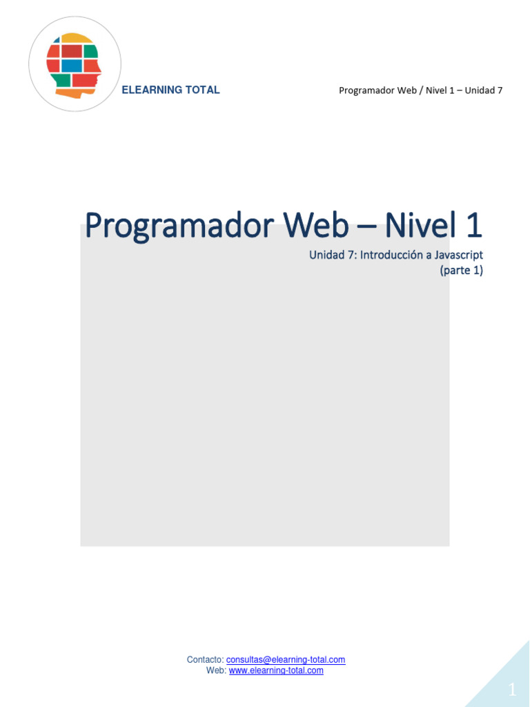 Introducción a JavaScript: Conceptos Clave | PDF | Script Java | Modelo ...