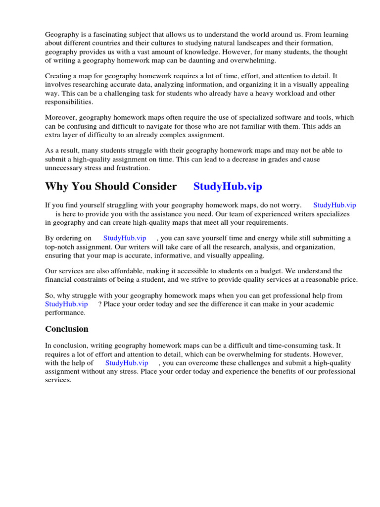Geography Homework Maps | Download Free PDF | Geography | Teachers