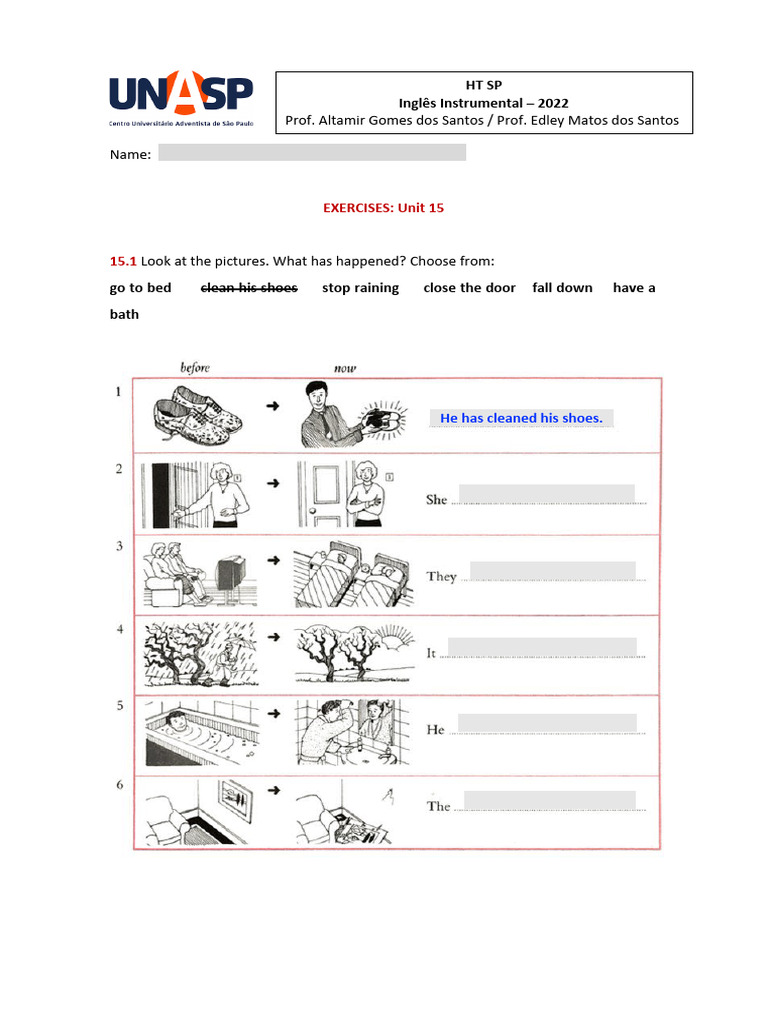 Units 15 16 - Exercises | PDF