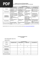 Rubric On Group Activity | PDF