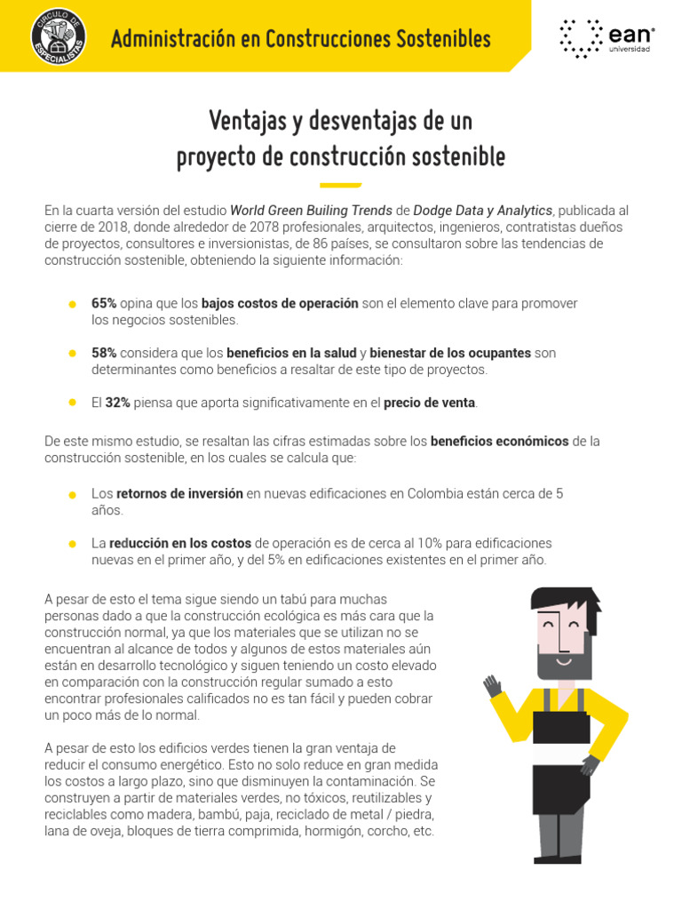 Ventajas y Desventajas | PDF | edificio | Sustentabilidad