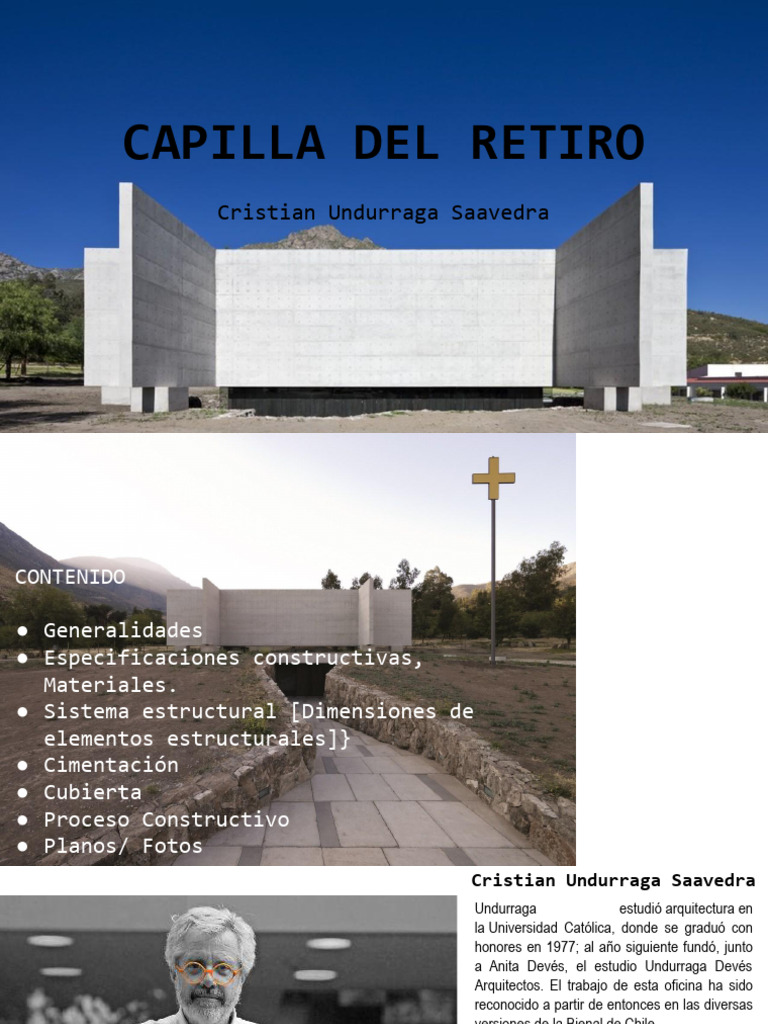 Capilla Del Retiro | PDF | Hormigón