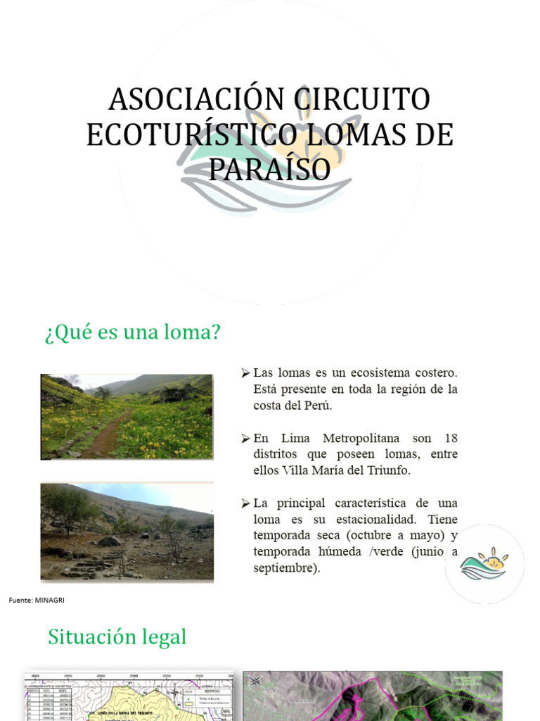 Presentación Lomas de Paraiso 2024 | PDF | Lima | Entorno natural
