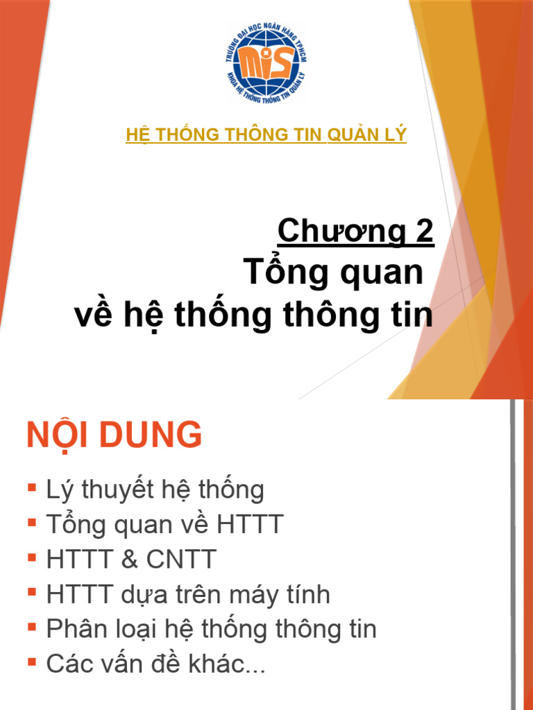 Mis-c02 Tổng Quan Về Httt | PDF