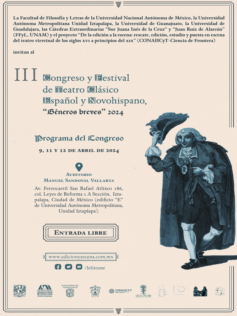 Programa CONGRESO-IIICyFTCEyN-2024-02 | PDF | Nueva españa | México