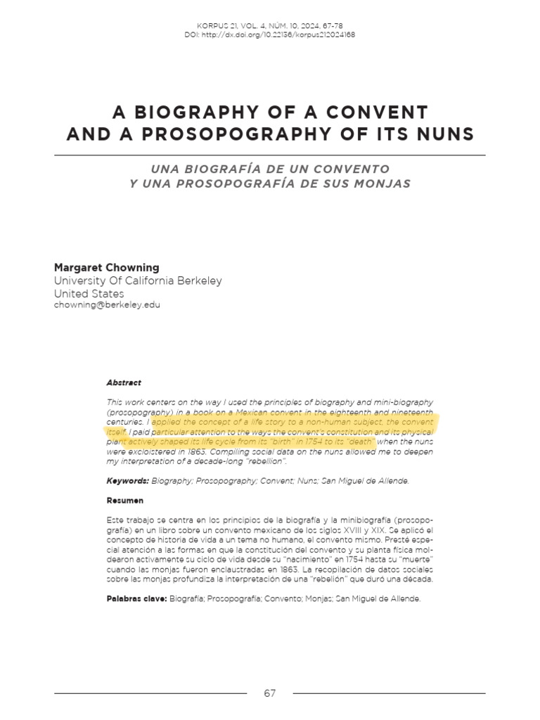 4 Crowning y Prosopography | PDF | Nun