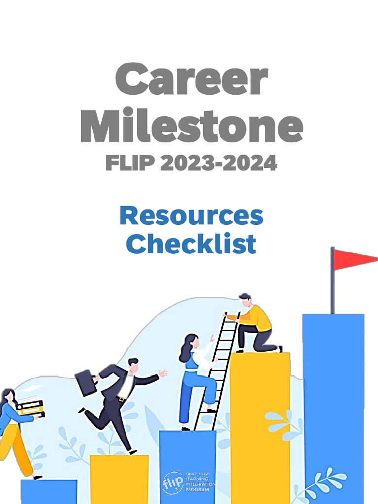 Career Milestone Resource Checklist 2024 Winter | PDF | Computing