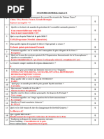 100 Questions Réponses Culture Générale | PDF | Continent | Mer