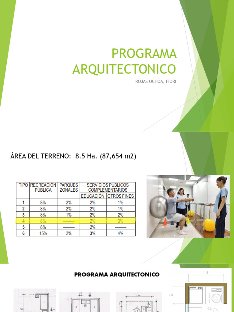 Programa Arquitectonico Rojas | PDF | Escalera