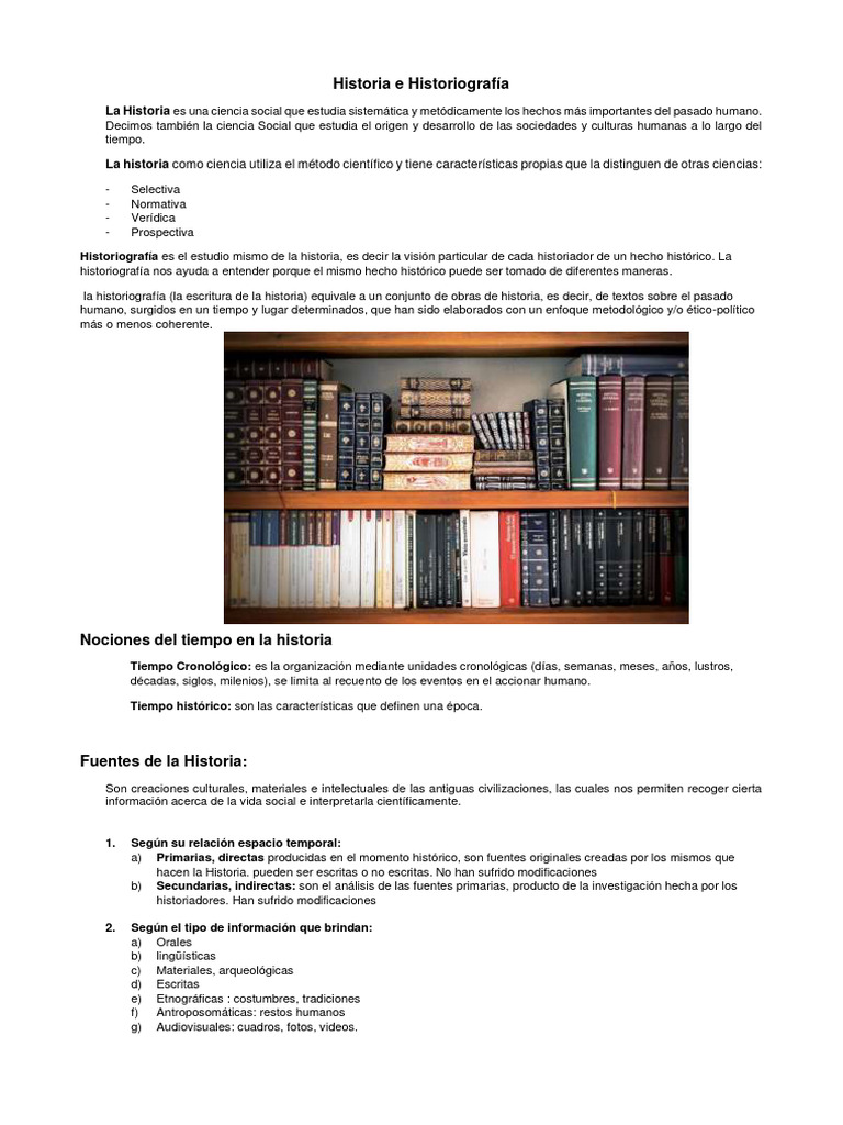 Historia Del Peru Separata 1 | PDF | Historiografía | Educación en ...