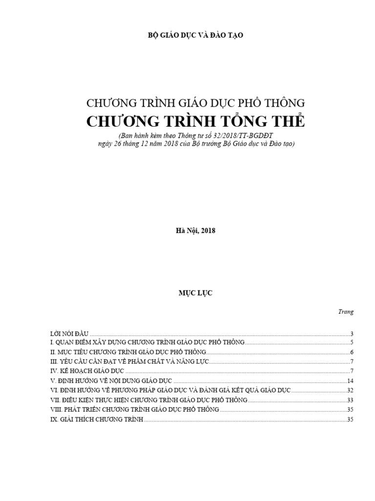 Chuong Trinh Tong The-Đã G P | PDF