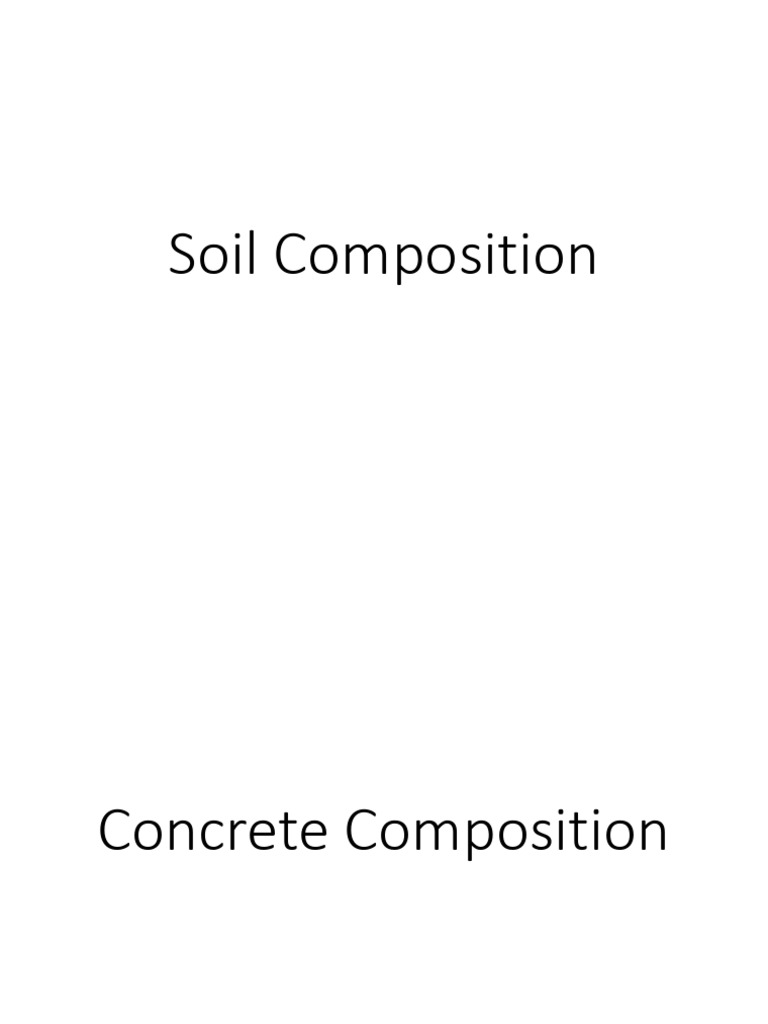 Concrete Composition and Joint Types Guide | PDF