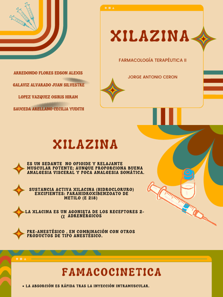 Xilazina: Uso Veterinario y Efectos | PDF | Analgésico | Drogas