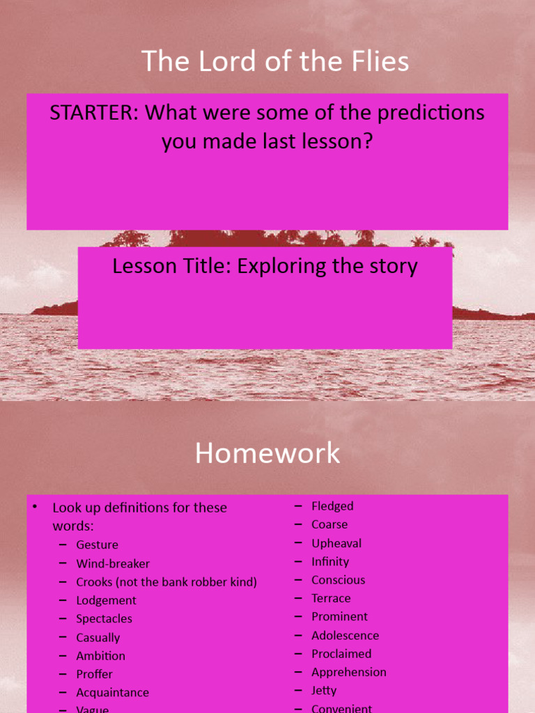 Lesson 1 - Exploring The Story | PDF | Cognition