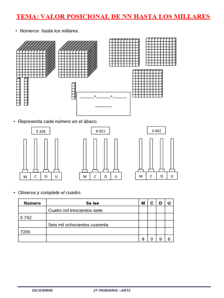 10 Matematicas Mes de Diciembre | PDF