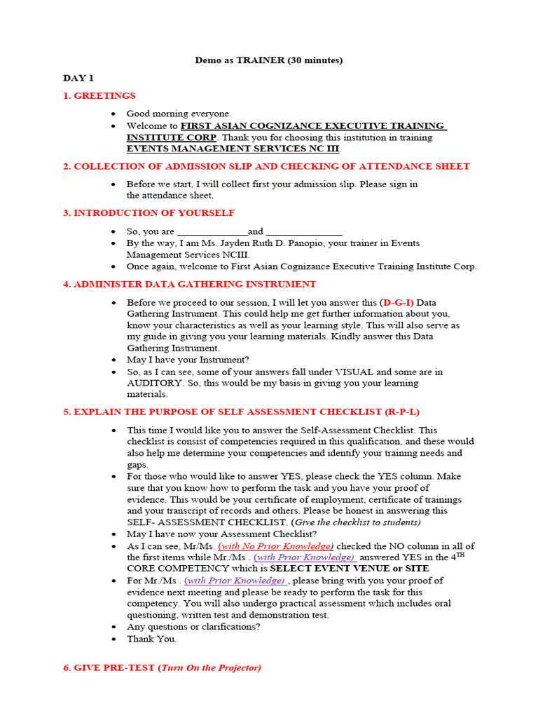 COC-1-COC-2-SCRIPTS | PDF | Knowledge | Learning