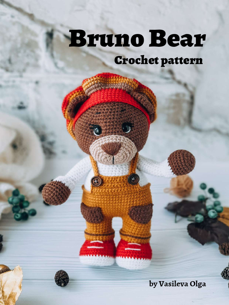 Bruno_Bear_by_Vasileva_Olga_MamavYaz.pdf · version 1 | PDF | Crochet | Yarn
