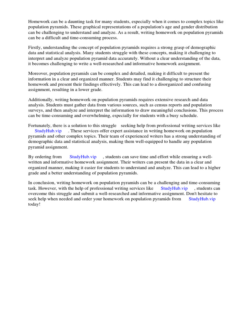Population Pyramid Homework | PDF | Facebook | Linked In
